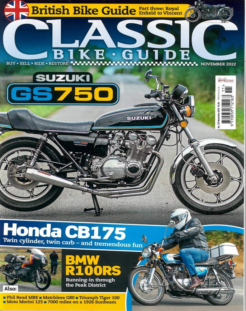 Classic Bike Guide Magazine Subscription