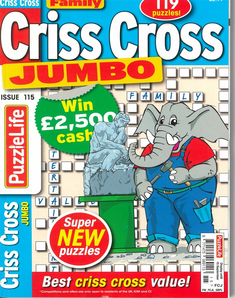 Family Criss Cross Jumbo Magazine