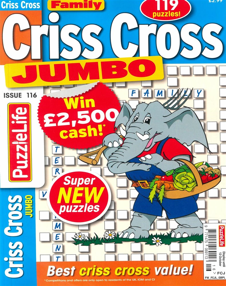 Family Criss Cross Jumbo Magazine