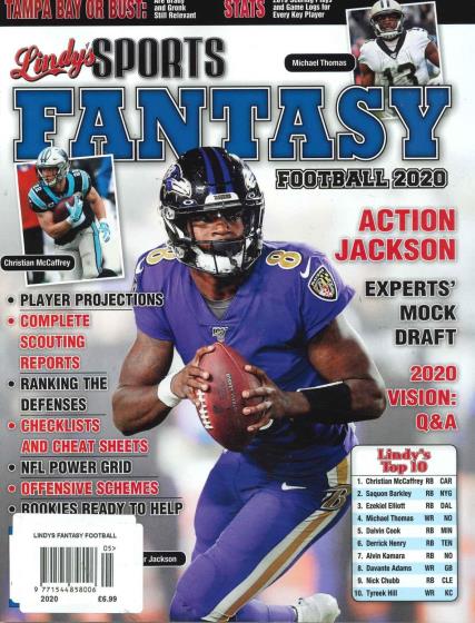 Lindy’s Sports Fantasy Football Magazine Subscription
