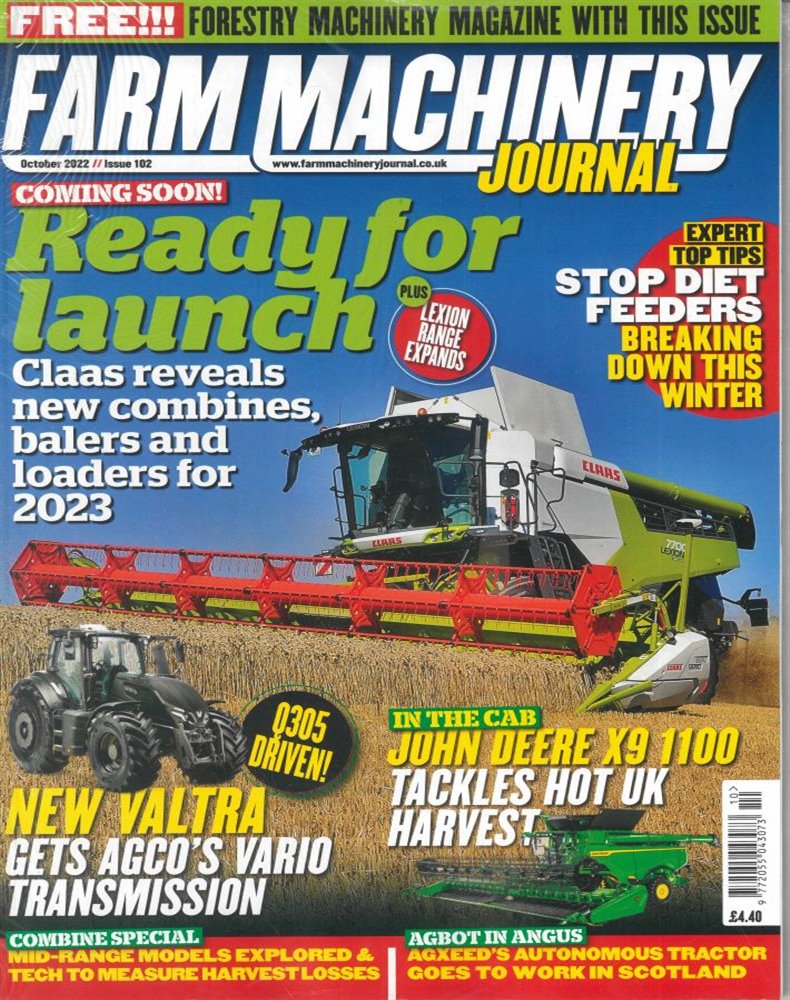 Farm Machinery Journal Magazine Subscription