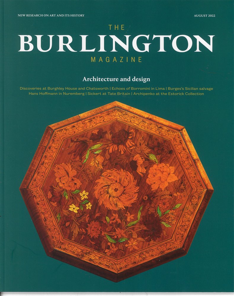 Burlington Magazine Subscription