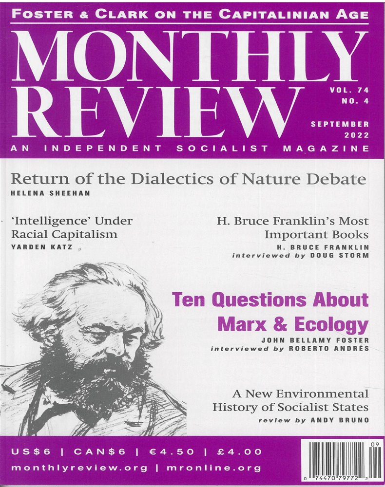 Monthly Review Magazine Subscription