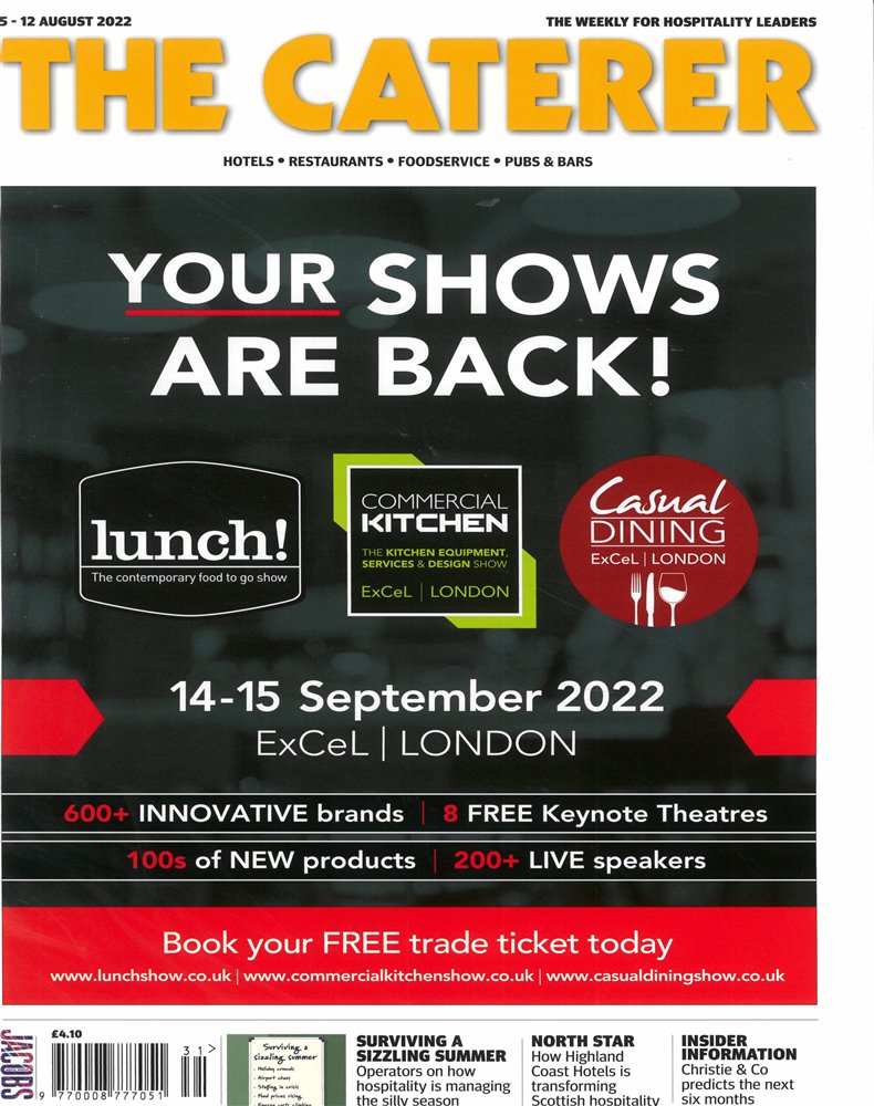 The Caterer Magazine Subscription