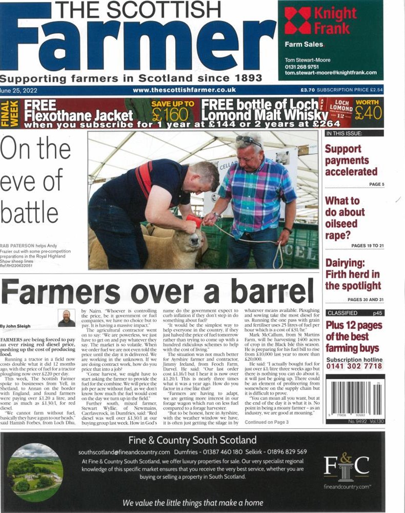 The Scottish Farmer Magazine Subscription