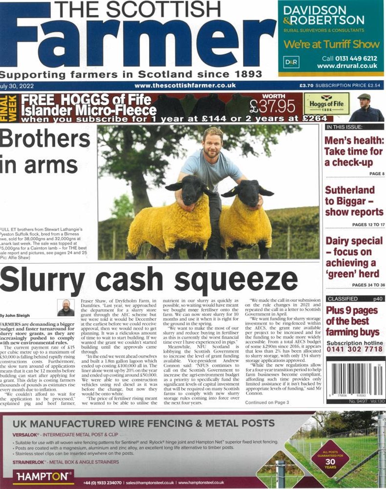 The Scottish Farmer Magazine Subscription