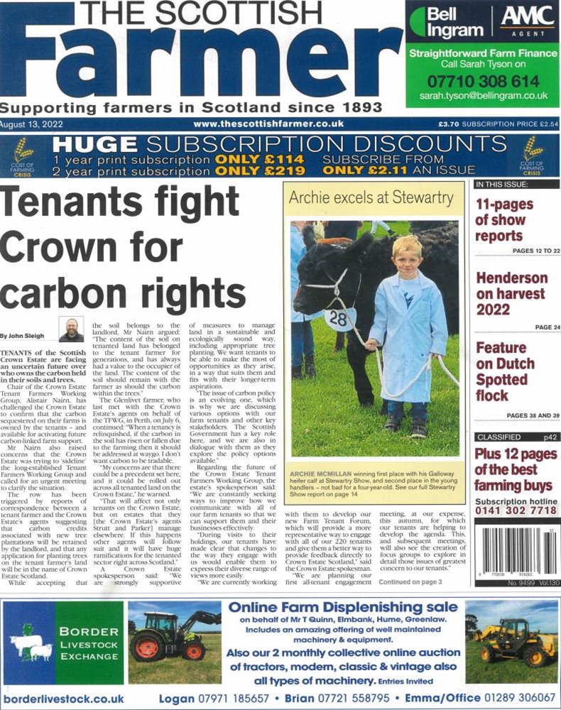 The Scottish Farmer Magazine Subscription