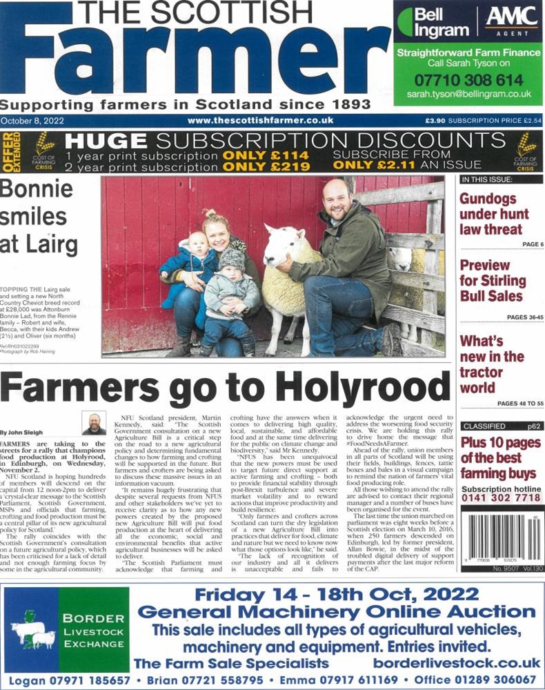 The Scottish Farmer Magazine Subscription