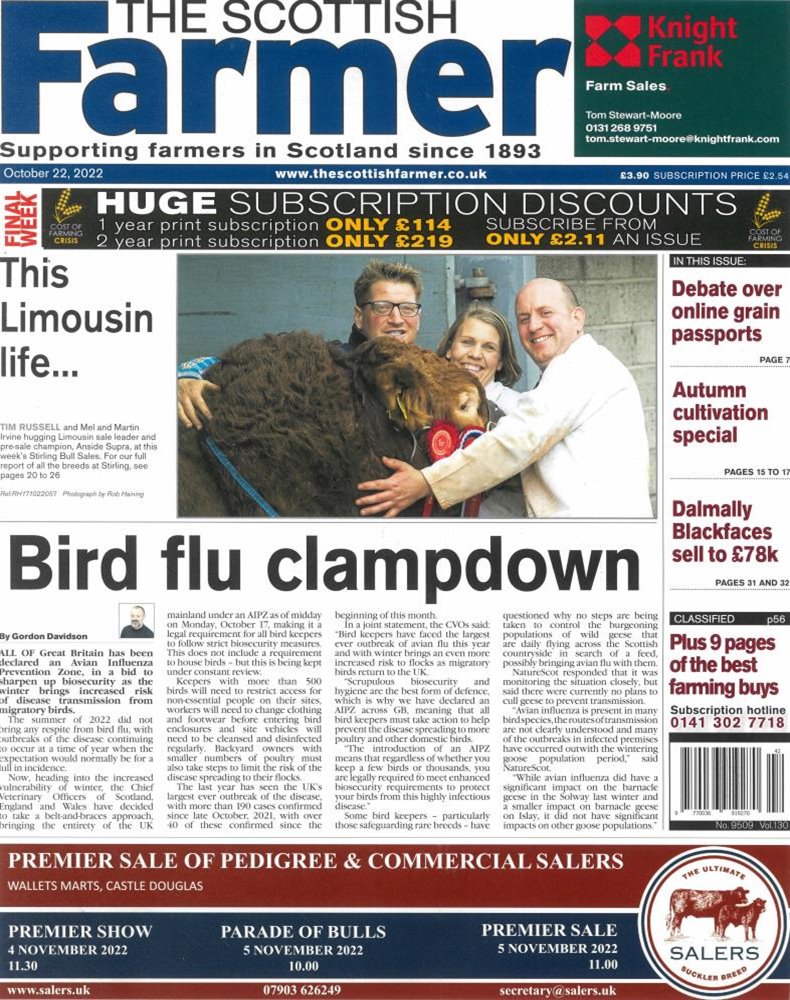 The Scottish Farmer Magazine Subscription
