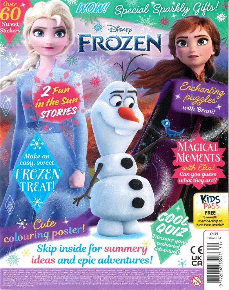 Frozen Magazine Subscription - Unique Magazines