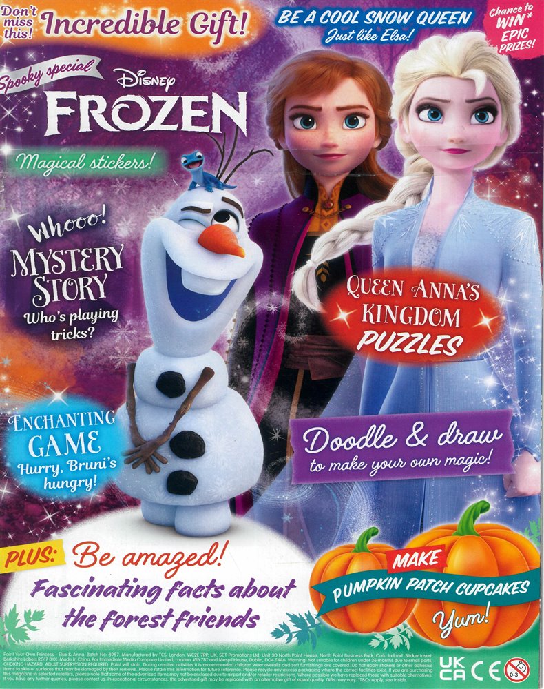 Frozen Magazine Subscription - Unique Magazines