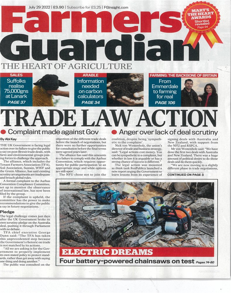 Farmers Guardian Magazine Subscription