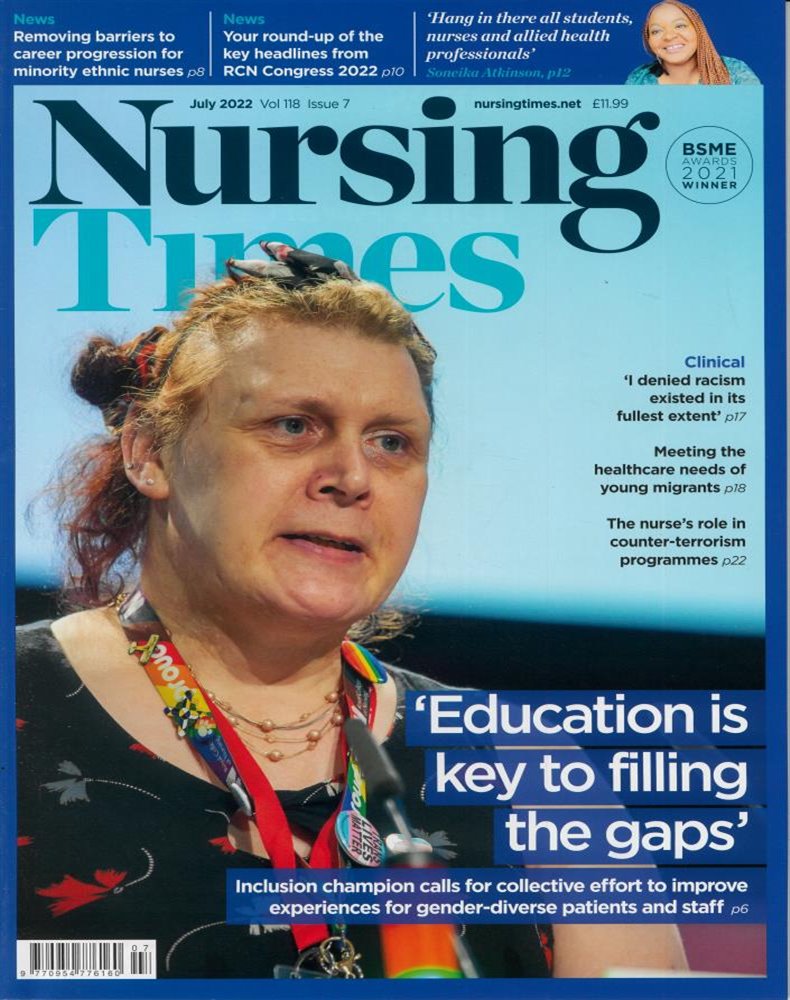 Nursing Times magazine subscription