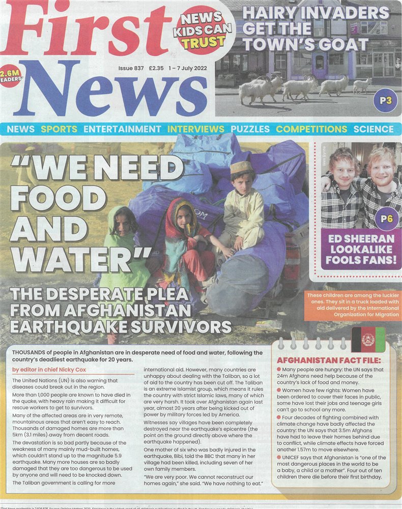 First News Magazine Subscription