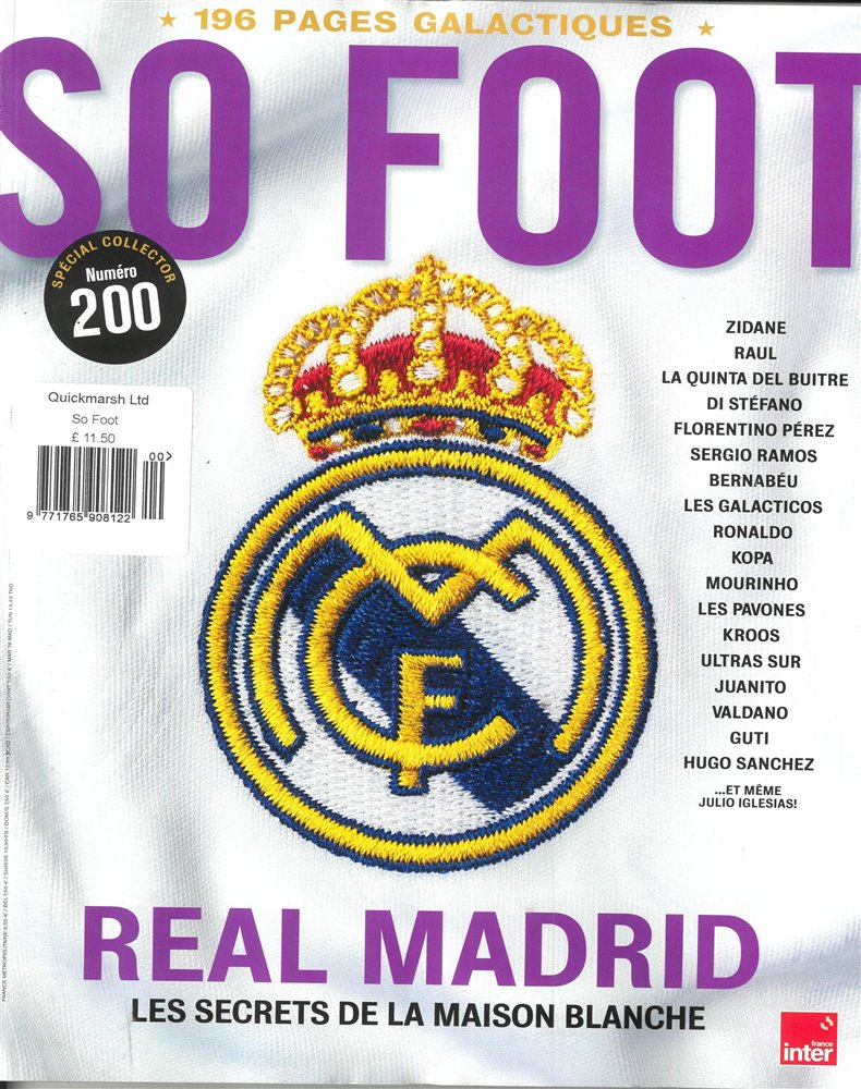 So Foot Magazine Subscription