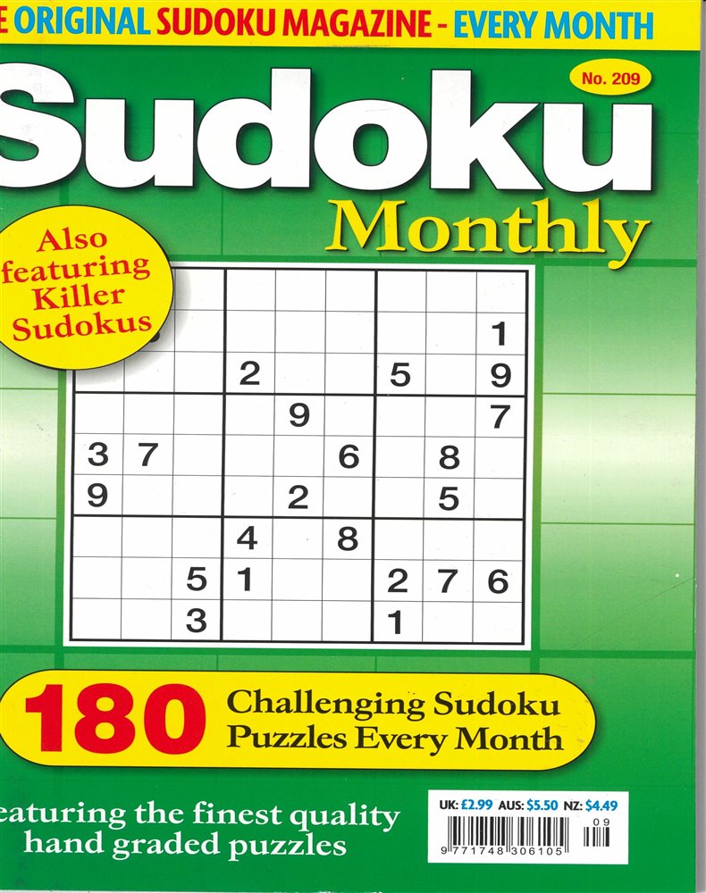 Sudoku Monthly Magazine