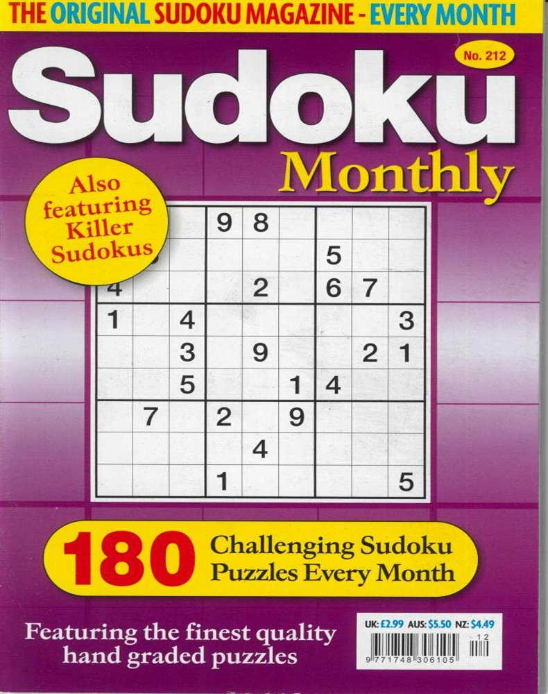 Sudoku Monthly Magazine