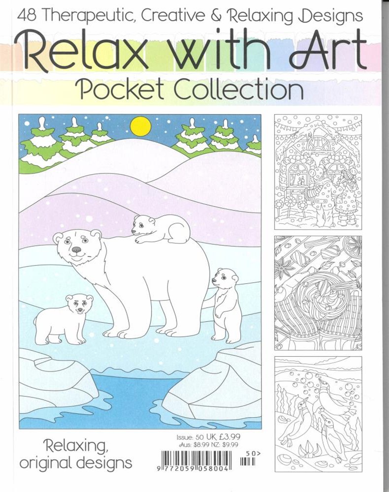 Relax with Art Pocket Collection Magazine Subscription | Unique Magazines
