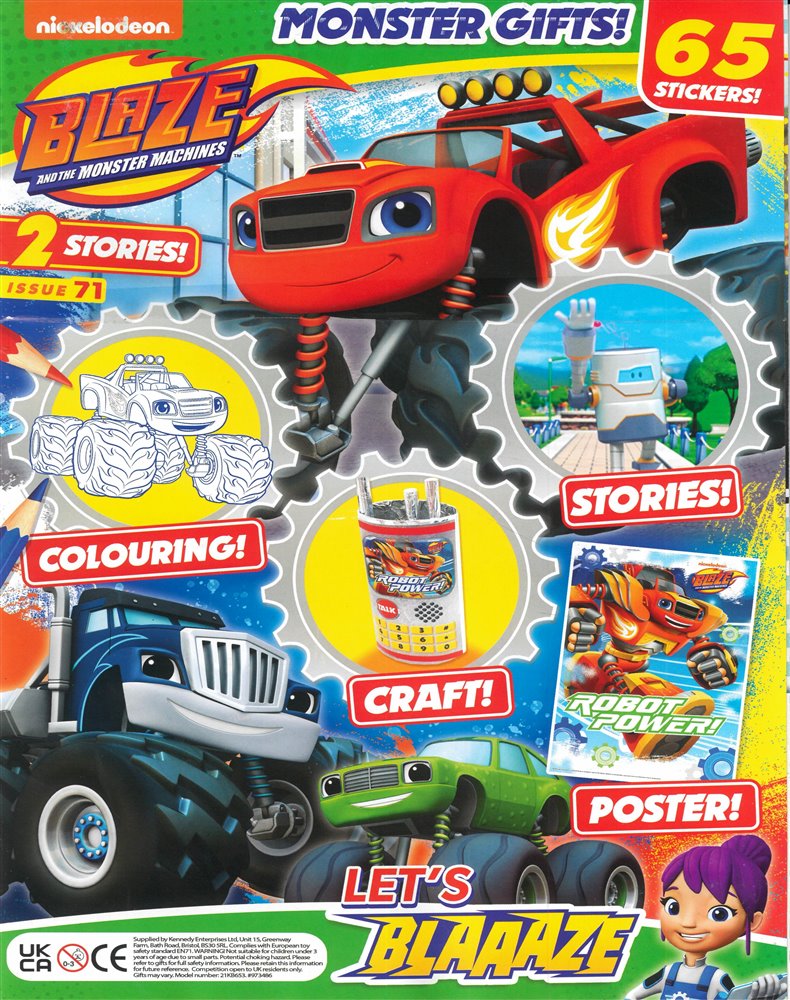 Blaze and the Monster Machines Magazine