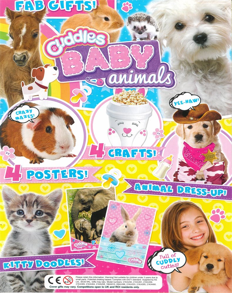 Cuddles baby animals magazine subscription