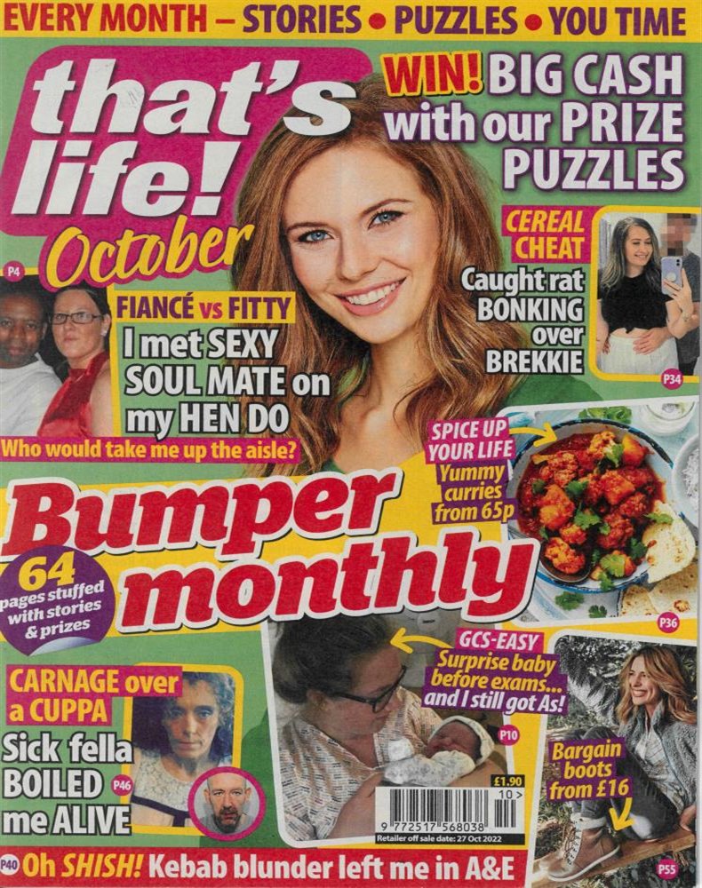 That's Life Monthly Magazine Subscription