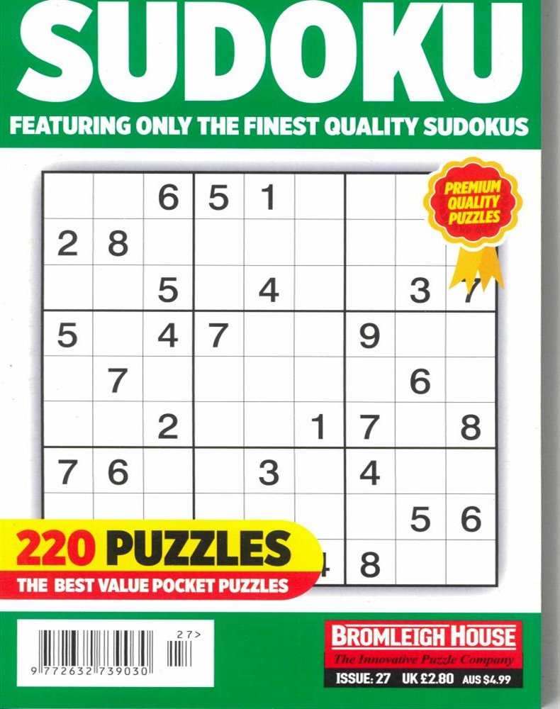 Relax With Sudoku Magazine Subscription