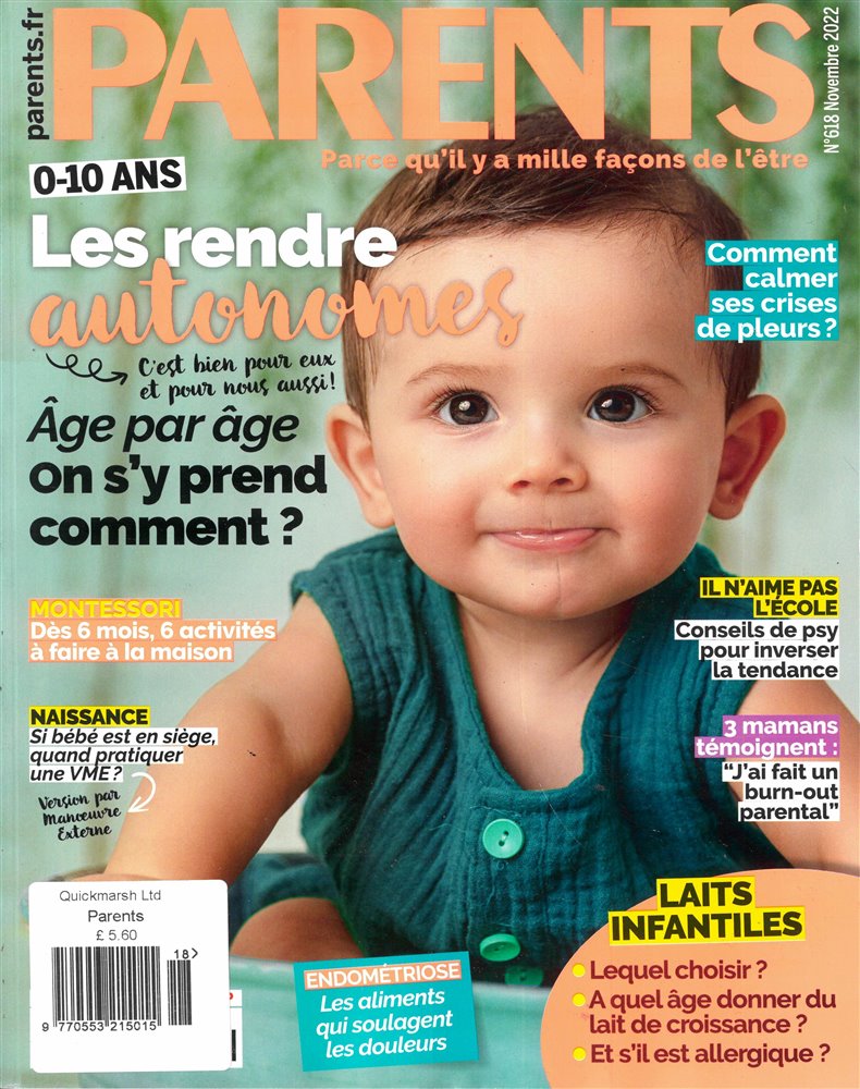 Parents magazine subscription