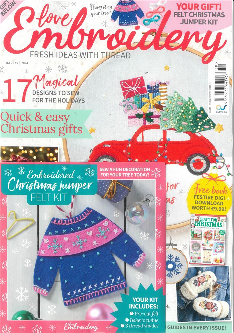 Love Embroidery Magazine Subscription