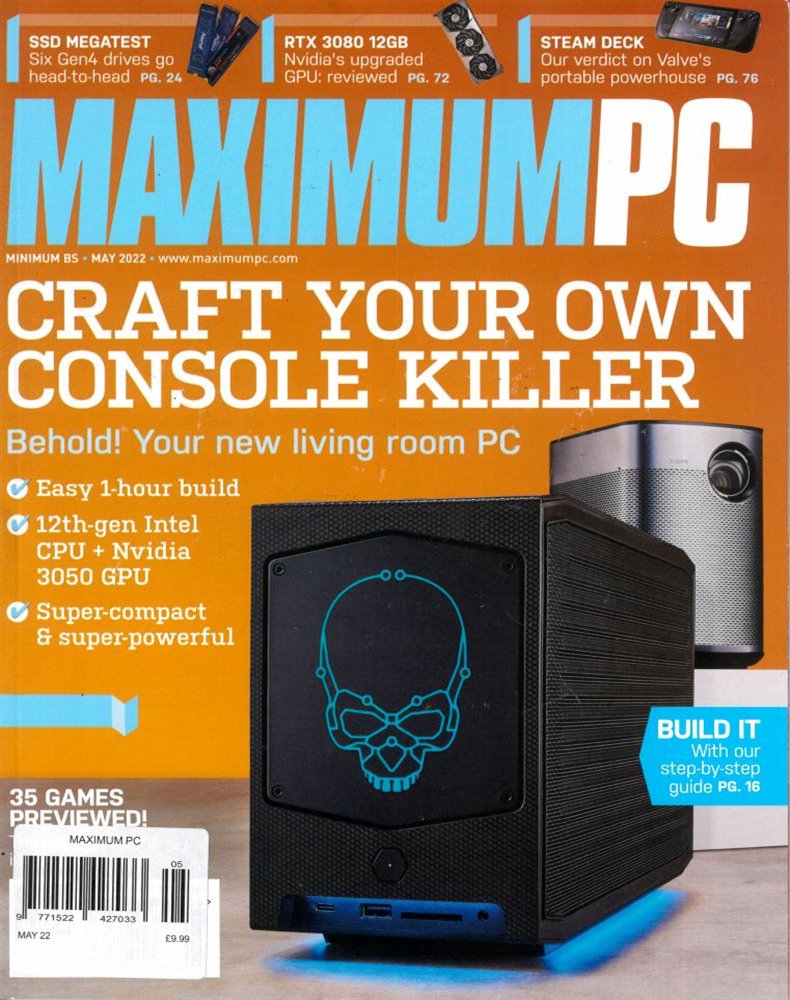 Maximum PC Magazine Subscription