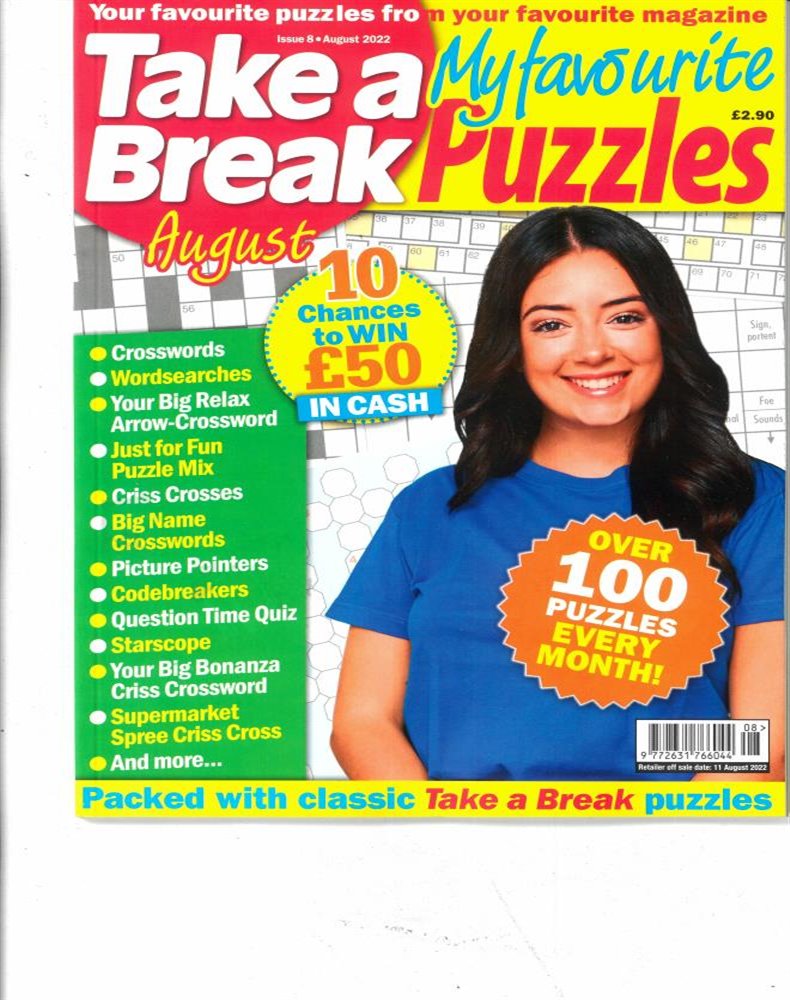 TAB My Favourite Puzzles Magazine Subscription