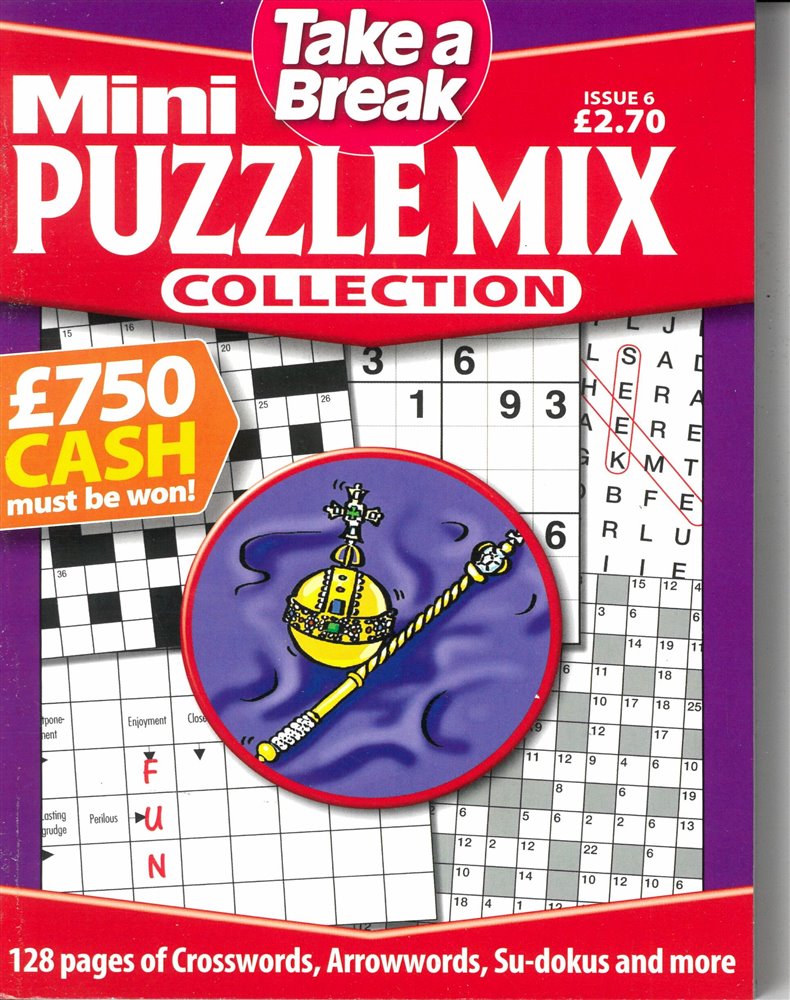 TAB Mini Puzzle Mix Collection Magazine Subscription