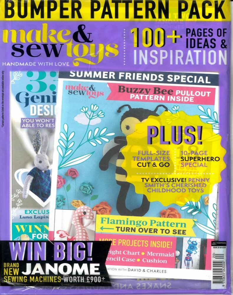 Make & Sew Toys Magazine Sunscription
