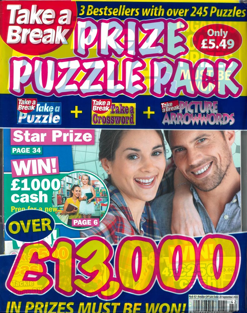 Take a Break Prize Puzzle Pack magazine subscription