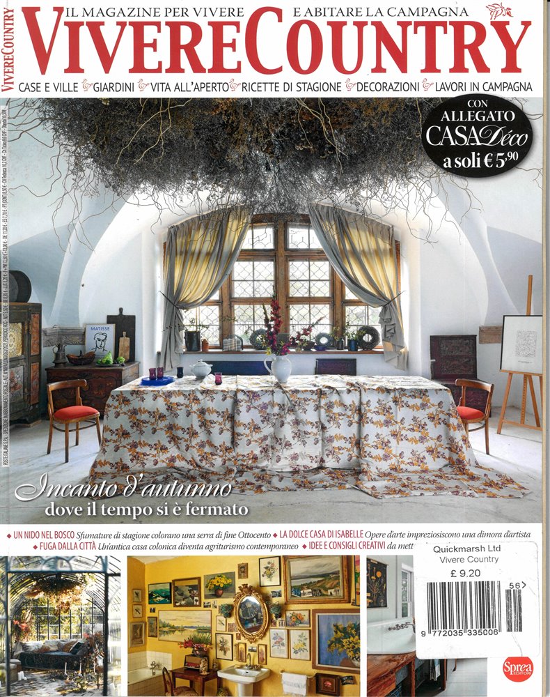Vivere Country Magazine Subscription