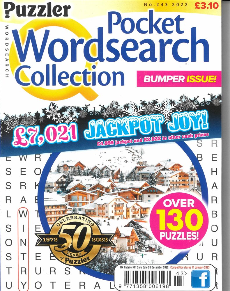 Puzzler Pocket Wordsearch Collection Magazine Subscription