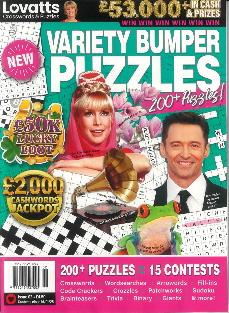 Lovatts Variety Bumper Puzzles Magazine Subscription