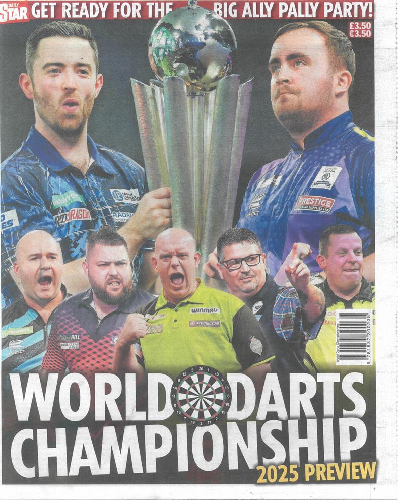 World Darts Championship Preview Magazine Subscription